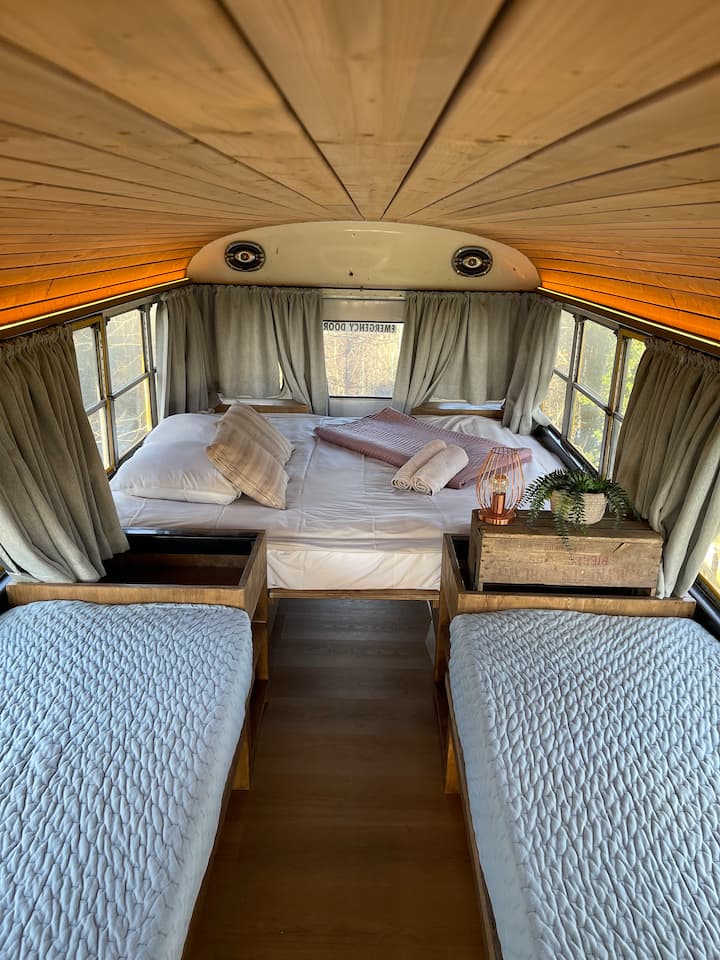 Amerikaanse Schoolbus 2 Tot 4 Gasten Met Ontbijt - Bailleul