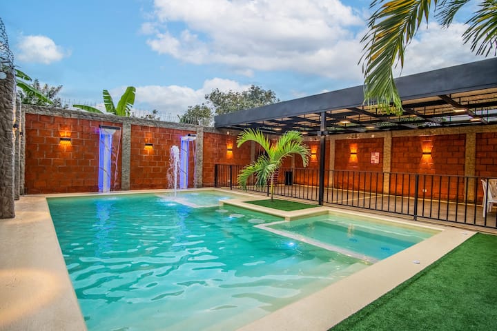 Casa Campestre | La Torre - Rozo | Piscina Jacuzzi - Palmira