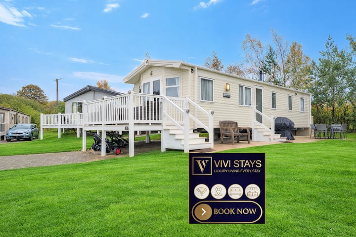 Exclusive Luxury 3-bed Lodge | Premium Amenities - North Berwick