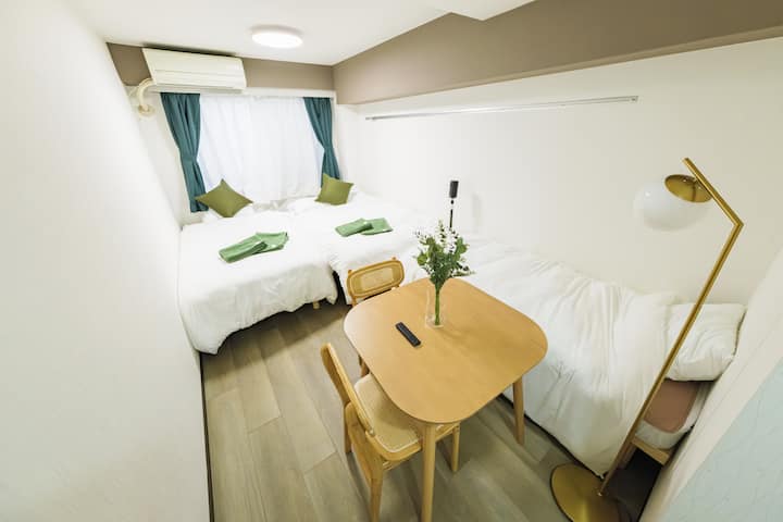 New! Near Shin-okubo/shinjuku 2m/3 Beds/20㎡ - Tokyo