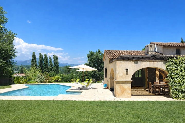 5-bed Villa With Pool – Walk To Valbonne Village - Grasse
