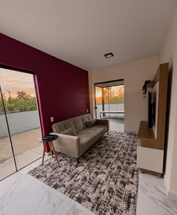 Apto Com Vista 360° E Pôr Do Sol Maravilhoso - Atibaia