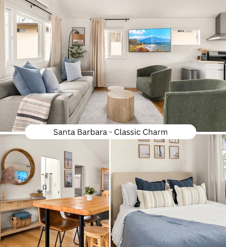 Charming 2br | Steps To State St | Close To Beach - Santa Barbara, CA
