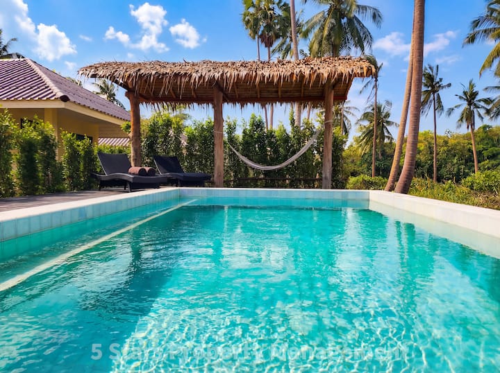 Brutal Boho 3: Jungle, Soft Bed, 5 Min Drive Beach - Ko Pha Ngan