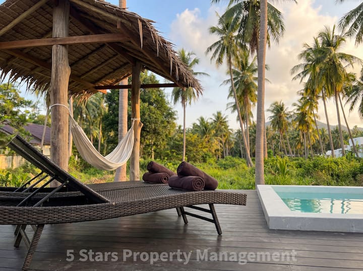 [5] Adventure Hub Villa: 5 Mins To Beach, Soft Bed - Ko Pha Ngan