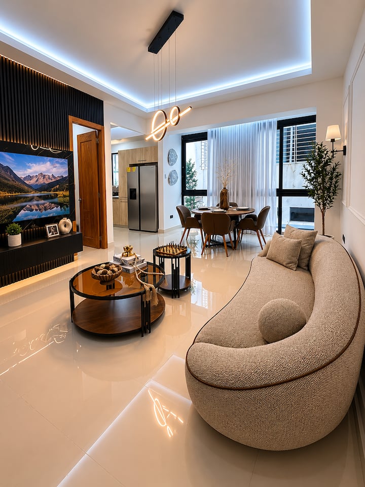 Black Pearl Stay | Modern Luxury W/ Rooftop Pool - Santo Domingo