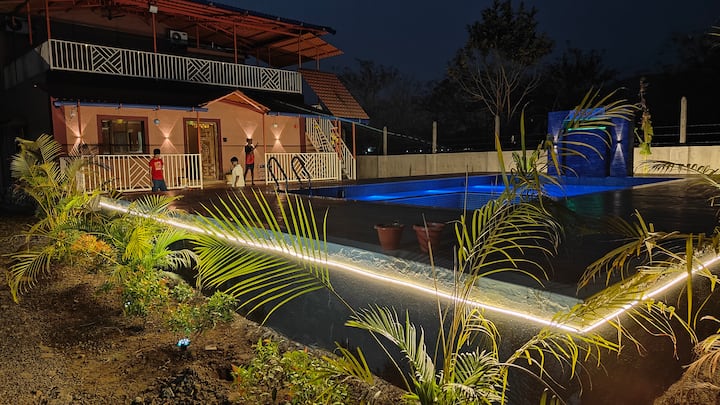 1-acre Farmhouse: Pool, Sports, Trekking - Khopoli
