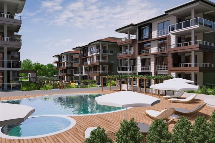 Havuzlu Güvenlikli Sitede 3+1 Daire - Bandırma