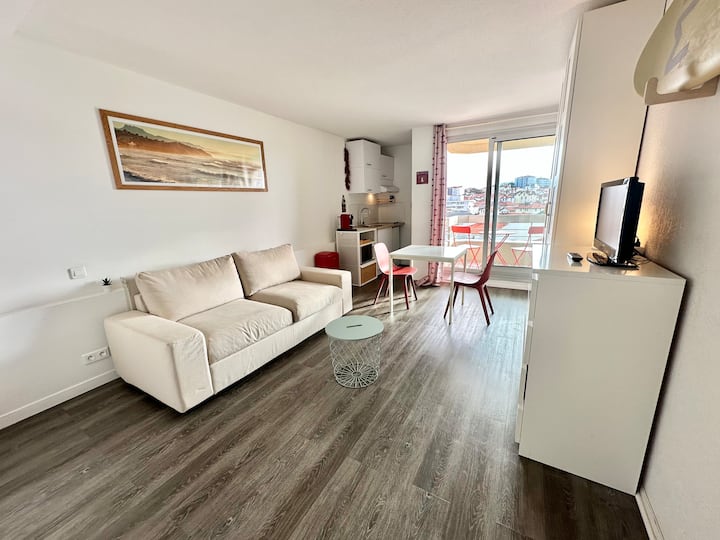 Studio Hypercentre - Balcon - Plage - Piscine - Biarritz