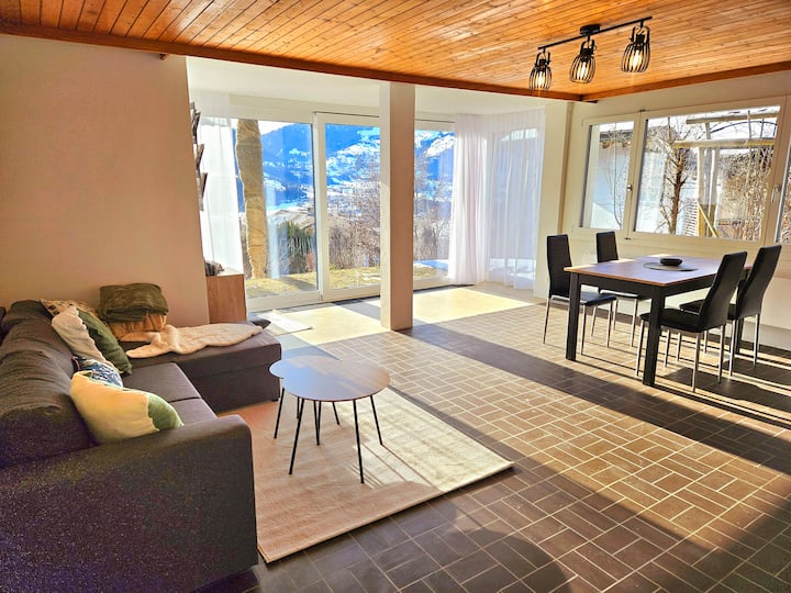 Renovierte 3.5 Zimmer Wohnung/nähe Skigebiet Laax - Laax