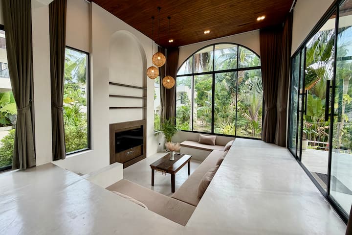 Brand New Designer Jungle Villa 2br W Rooftop #1 - Ko Pha Ngan