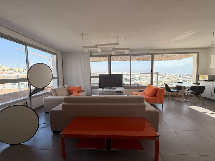 Paris Penthouse By The Sea With A Private Pool - Eilat