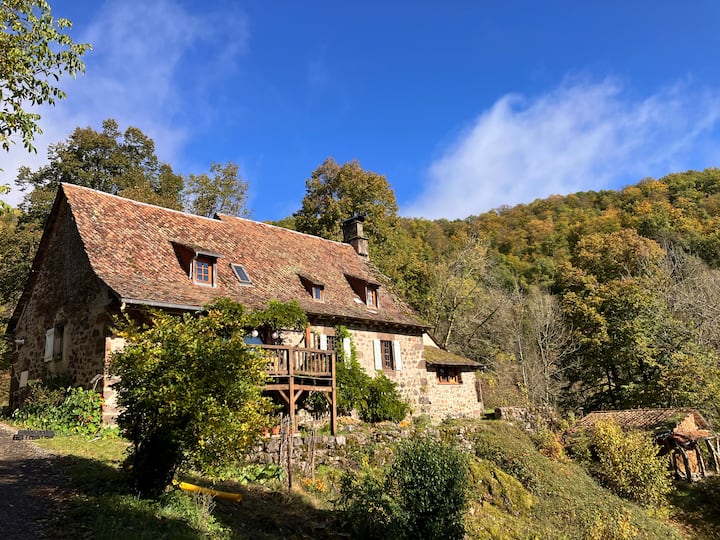Maison Auvergnate Familiale Dans Un Cadre Unique - Cantal