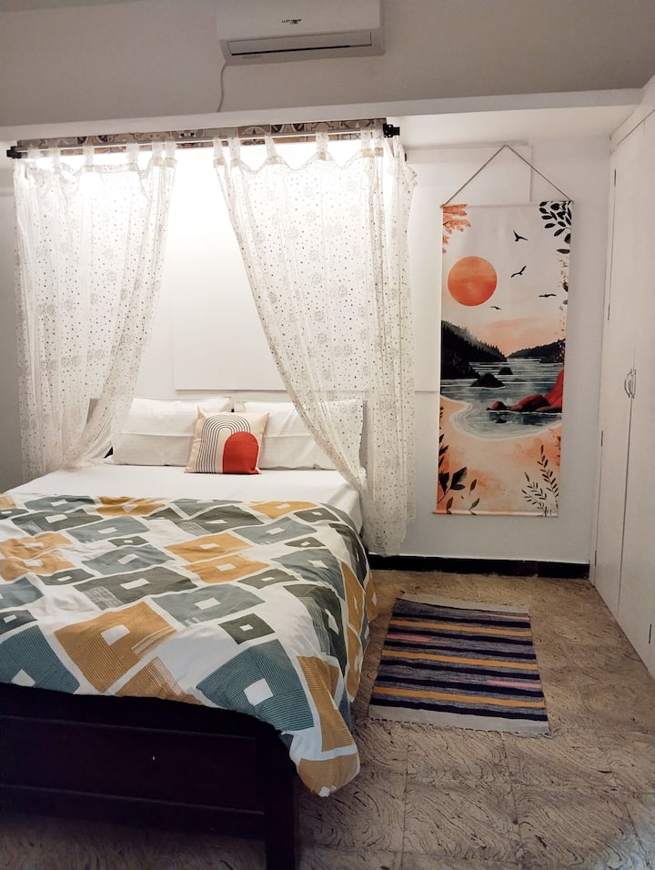 Boho 2bhk | 1.4 Km Rock Beach | 1.2 Km Whitetown - Pondichéry