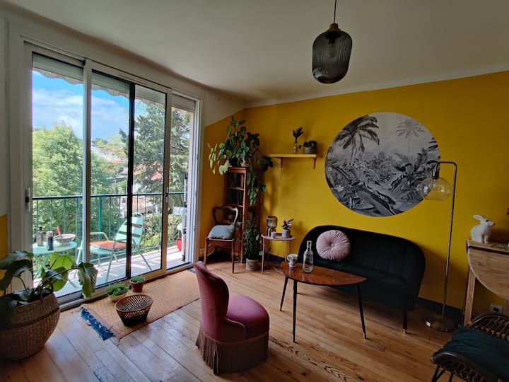 T3 Lumineux Avec Balcon Face à La Nature - Nantes