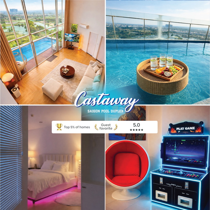 Panoramic Private Pool Duplex 285m2 Saigon Retreat - Vietnam