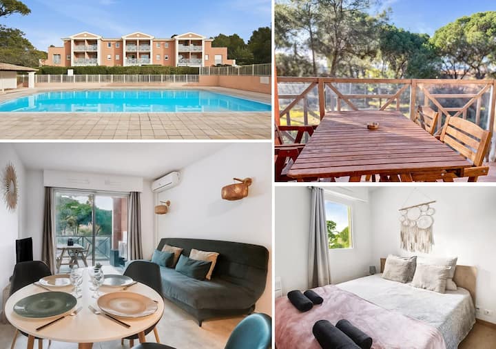 T2 Soleil à St Raphael 
Tarif Nouveau Logement - Lac de Malpasset