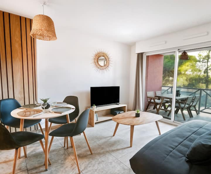 Joli T2, Clim, Terrasse, Piscine, Tennis - Fréjus