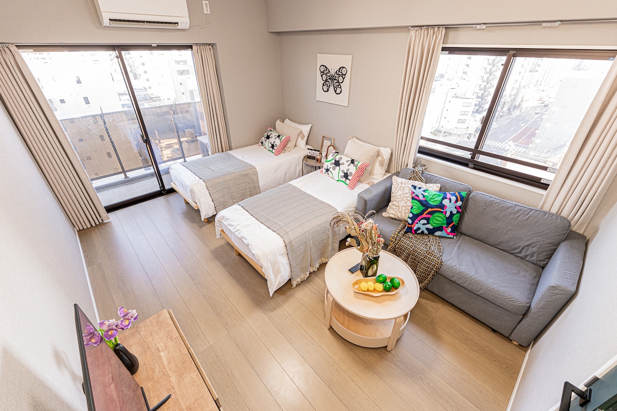 Mi-Hotel Asakusa | À deux pas de Sensoji丨4 personnes丨27 m² ...