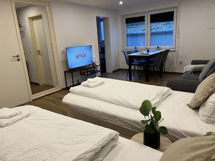 For 3, Box Spring Beds, Kitchen, Spacious, Parking - Dortmund