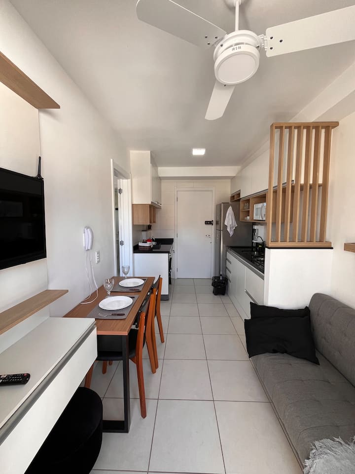 Studio C/ Varanda + Wifi Próx. Vibra, Tokio Marine - Santo Amaro