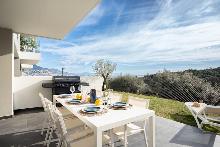 2 Pools, Sea View, Bbq, Private Terrace, Gym&sauna - Mijas