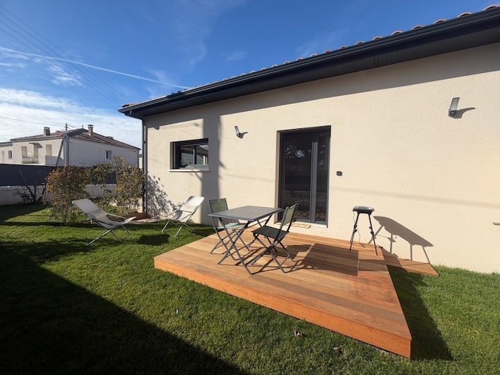 Studio Cosy Avec Jardin Privé Dans Villa Neuve - Montélimar
