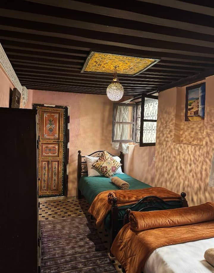 The Double Room / Historical Riad Dar Fez Panorama - Morocco