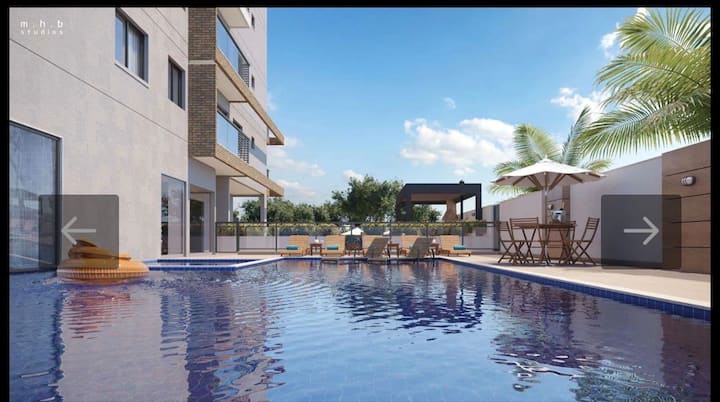 Ap Todo Mobiliado Vista Mar. Próx Praia E Shopping - Recreio