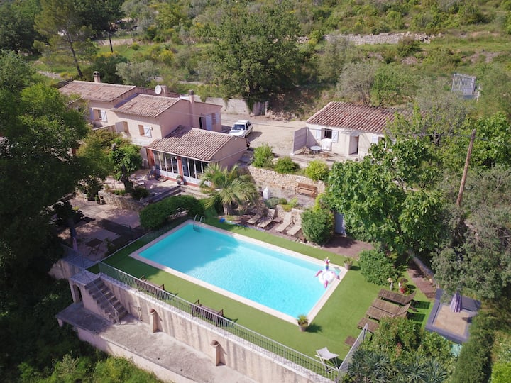 Maison Sur Colline Avec Piscine & Dépendance - Draguignan