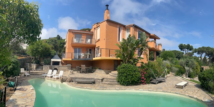 Villa Saint Clair, Vue Mer, Piscine, Plages à Pied - Sète