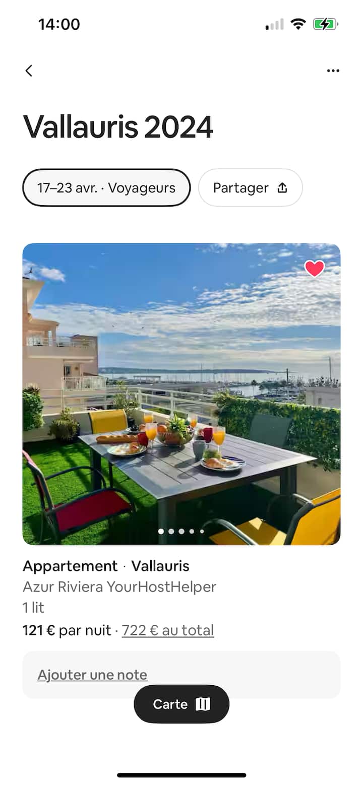 Pretty Azur Riviera Vue Mer 180 Degrés Terrasse - Vallauris