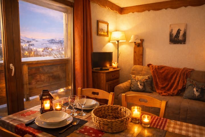 T2 Cosy 4 Pers La Joue Du Loup Balcon Vue Montagne - Le Dévoluy