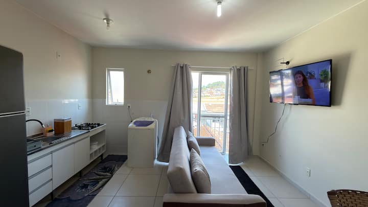 Conforto/praticidade, Apto 1/4 C/ Ar-condicionado - Santo Amaro da Imperatriz