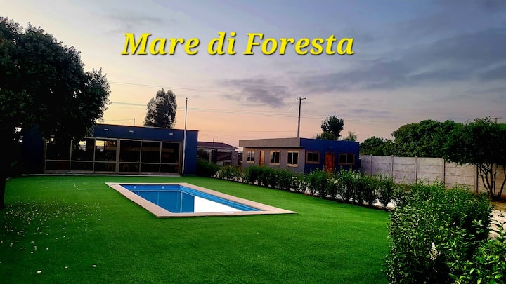 Cabaña, Quincho Y Piscina. - Quintero