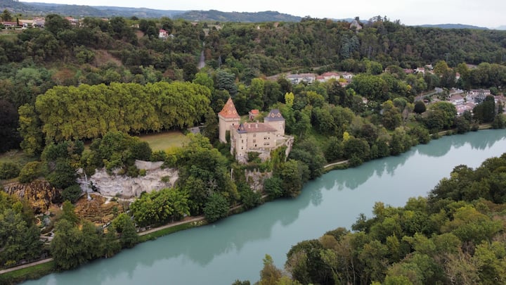 Chateau De La Sone On The Isere River - Saint-Marcellin