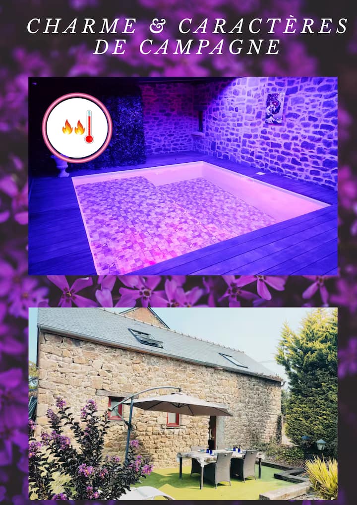 Jacuzzi Xxl+ Charme Et Caractères De Campagne - Tinténiac