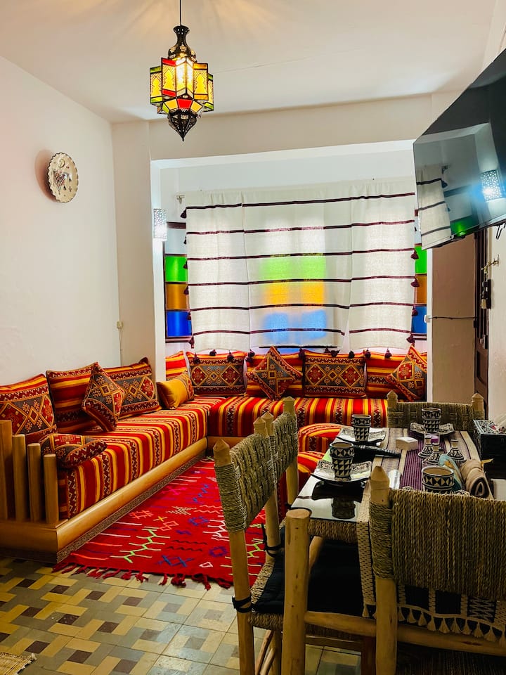 5 S Cozy Authentic Moroccan Stay | Larache Centre - Larache