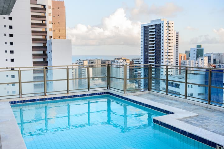 Flat Completo Em Boa Viagem - Perto Da Praia - Recife