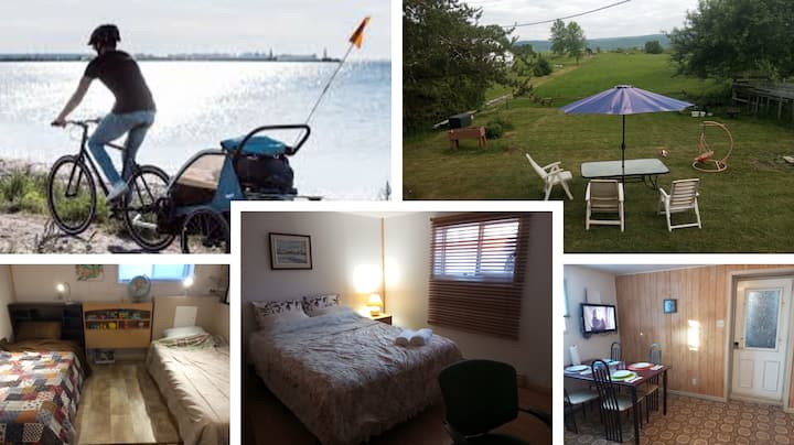 Demi Sous-sol Privé& Indépendant - Parking Gratuit - Charlevoix