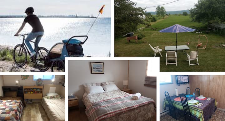 Soussol Privé Indépendant Parking Gratuit Spacieux - Charlevoix