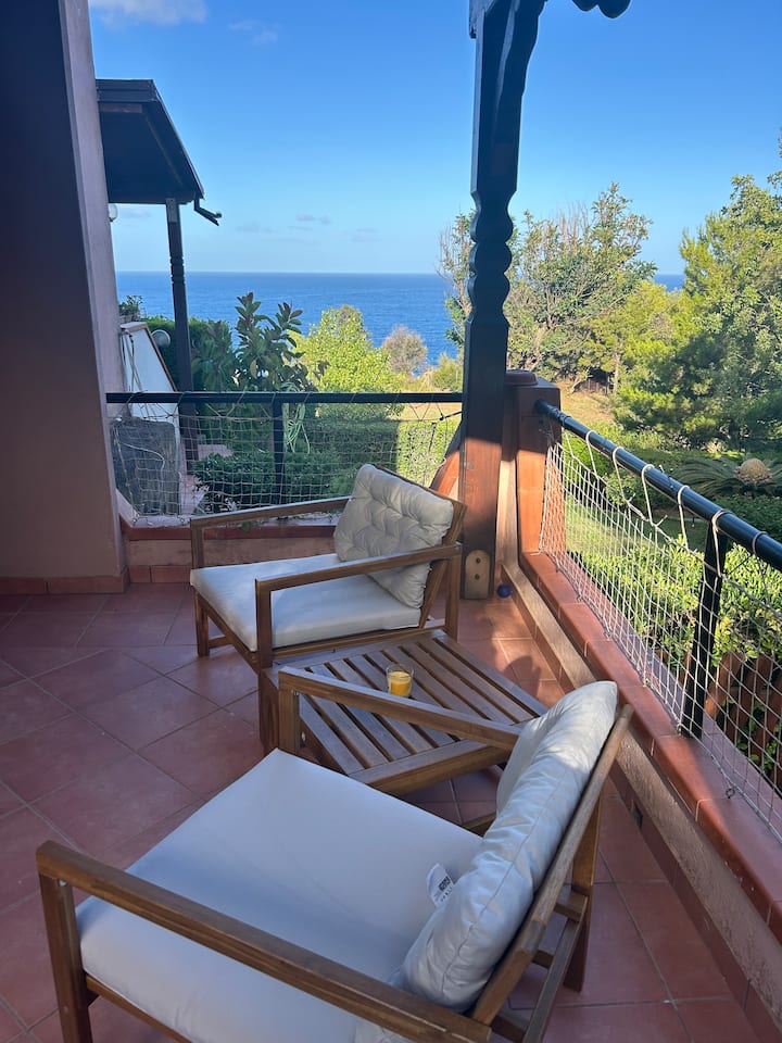 Apartmán Bergamot S Terasou A Výhledem Na Moře - Scalea