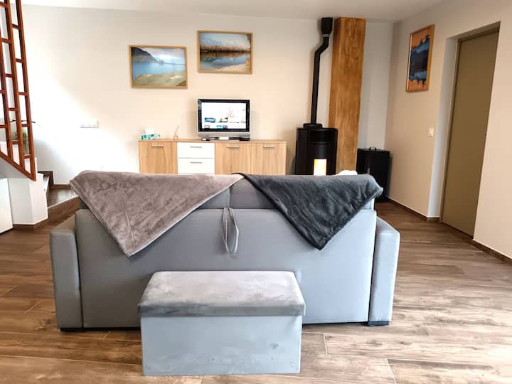 Duplex En Maison, Vue Montagne Et Poêle - Autrans