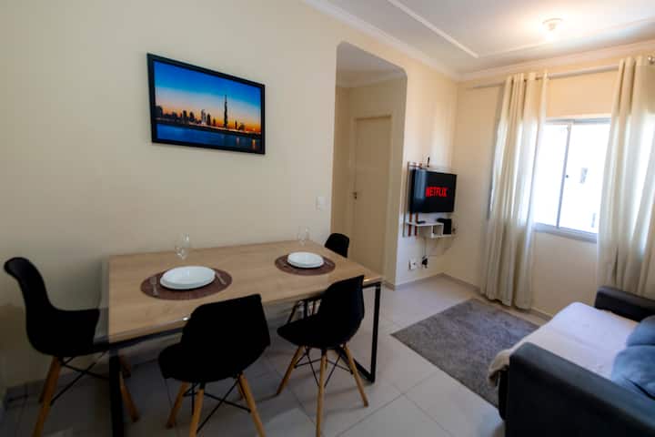 Campolim A Passos Do Iguatemi+garagem+enxoval+wifi - Sorocaba