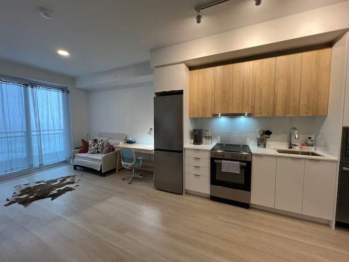 Modern 1br Condo With Balcony In Markham - マーカム