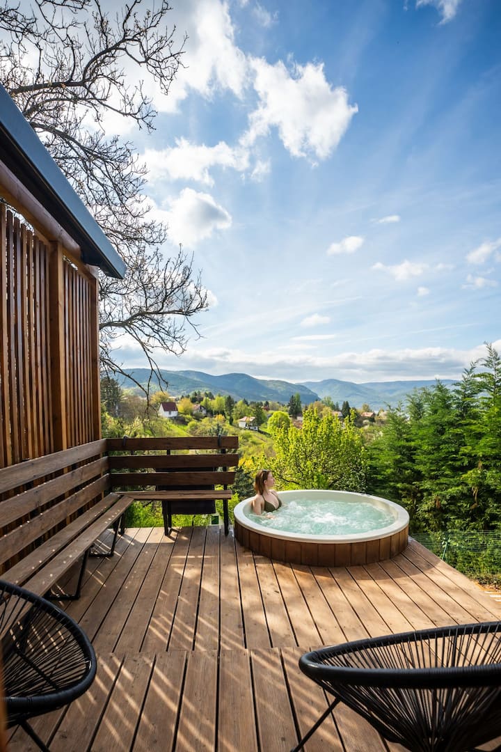 Fészer – A Nordic Style Cabin With Panoramic Views - Dunakanyar