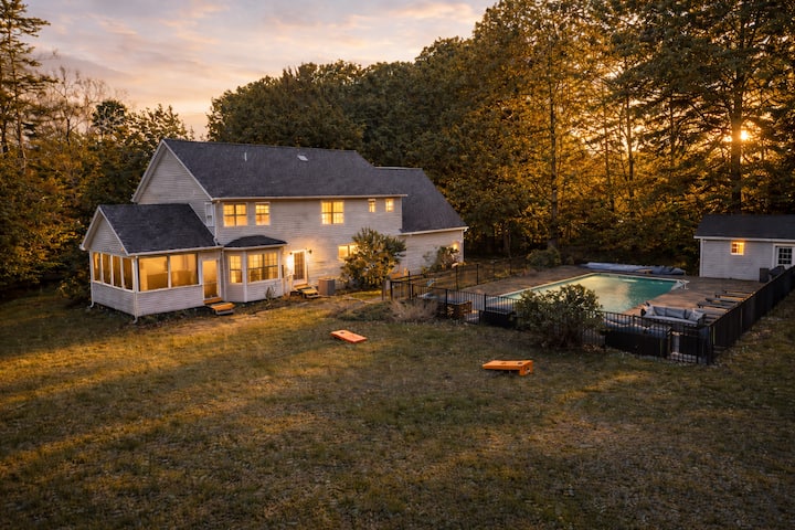 Saratoga Retreat Pool | 5br Sleeps 10 Near Track - Saratoga Springs, NY