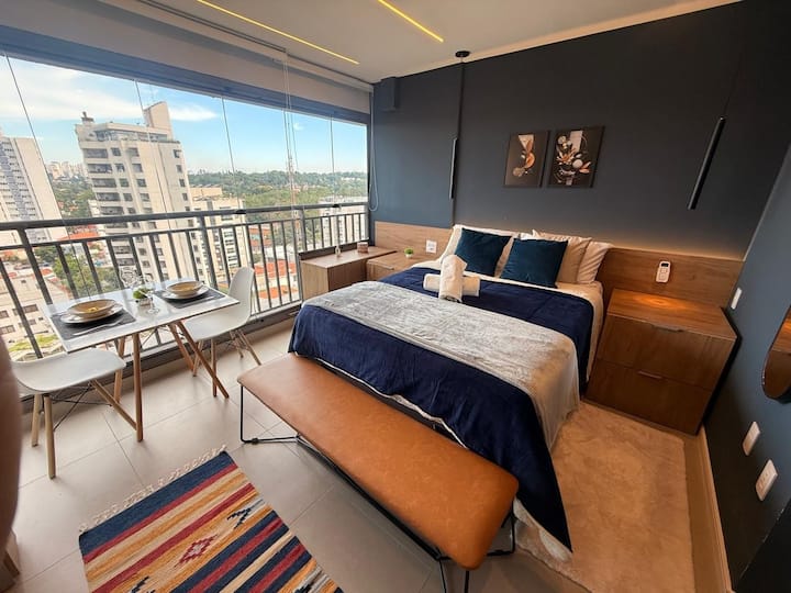 Bk 1305 - Lindo Apto Próximo Ao Metrô Brooklin - Santo Amaro