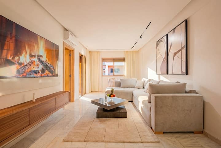 New Cozy 1br - Ac / Terrace, City Center Gueliz - Marrakesh