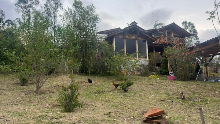 Refugio Charasol – Cabaña Rústica "Davilia" - Cañar